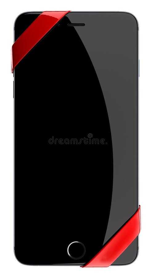 Smartphone present stock illustration. Illustration of button - 50244312