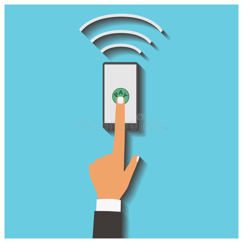 Smartphone with Processing of Mobile Payments from Credit Card. Stock ...