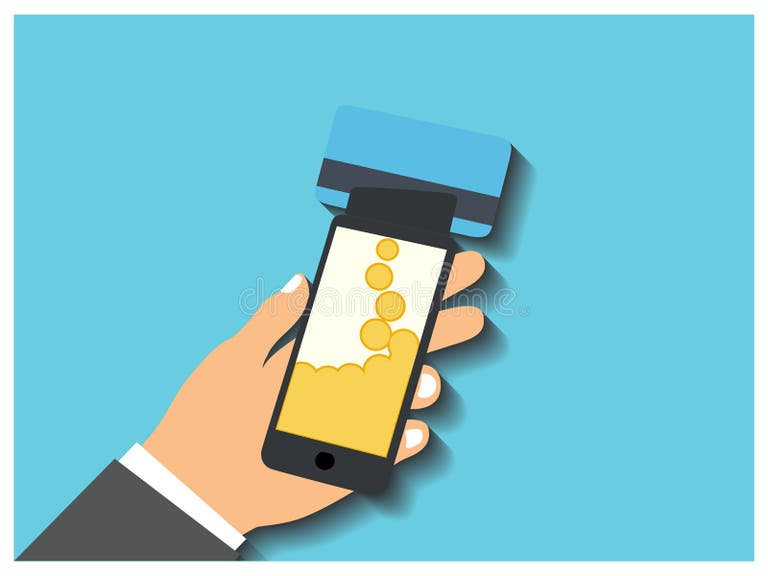 Smartphone with Processing of Mobile Payments from Credit Card Stock ...