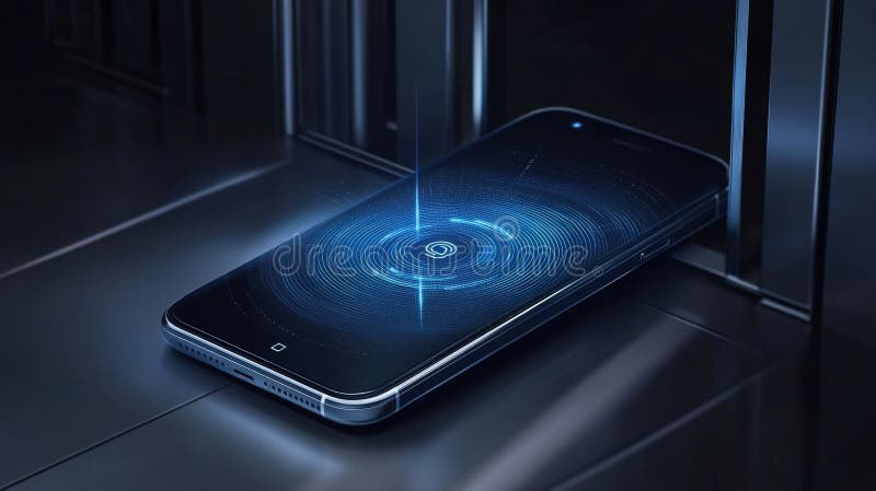 Smartphone Receiving Wireless Data Transmission in Secure Server Room ...