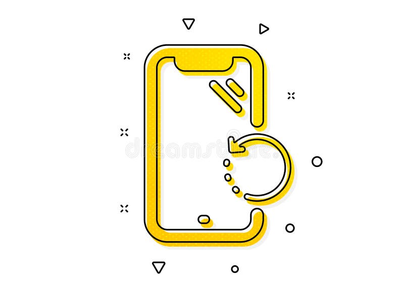 Smartphone Recovery Icon. Phone Backup Sign. Mobile Device. Vector ...