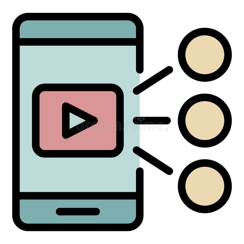 Smartphone Remarketing Icon Color Outline Vector Stock Vector ... Smartphone Remarketing Icon Color Outline Vector Stock Vector ...