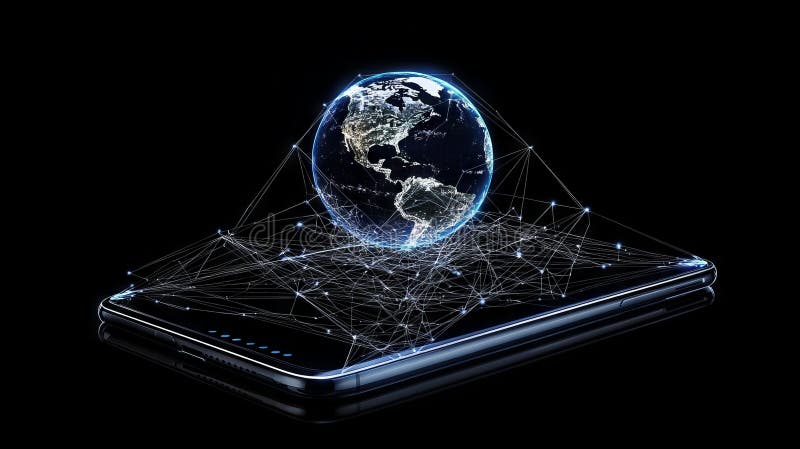 A Smartphone with a Responsive Holographic Display, Showcasing Global ...