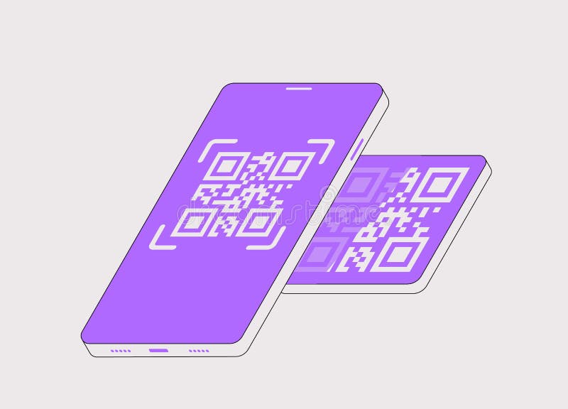 Smartphone Qr Code Payment Stock Illustrations – 2,358 Smartphone Qr ...