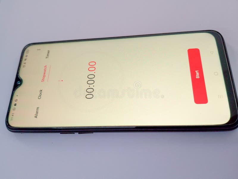 Digital Stopwatch Ready To Start Stock Image - Image of timing, macro ...