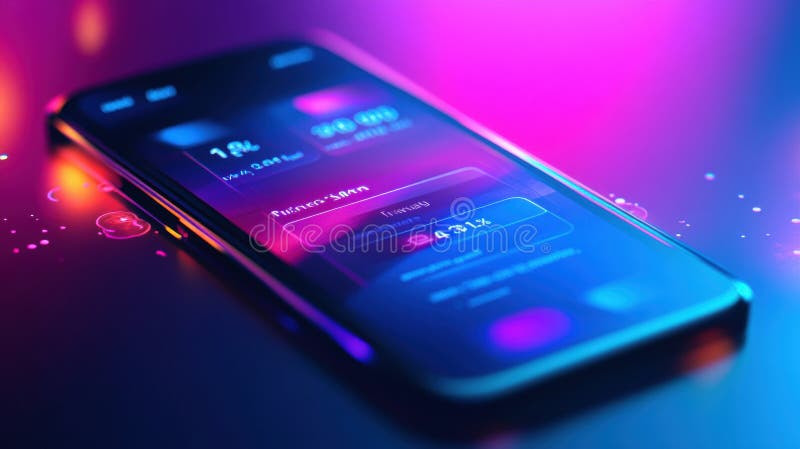 Smartphone Screen Displaying a Digital Wallet Interface with ...