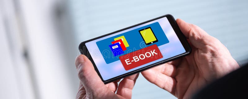 E-book Concept on a Laptop Screen Stock Photo - Image of elearning ...