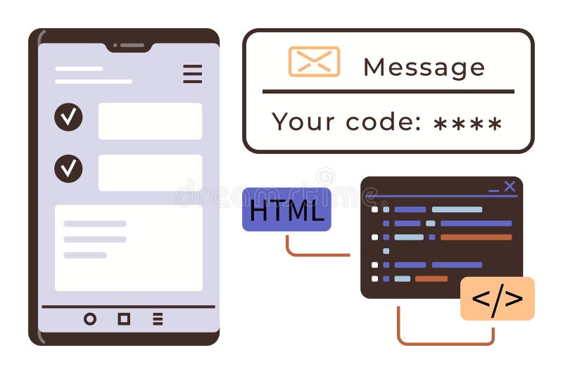 Mobile Interface with Verification Message and Code Programming ...