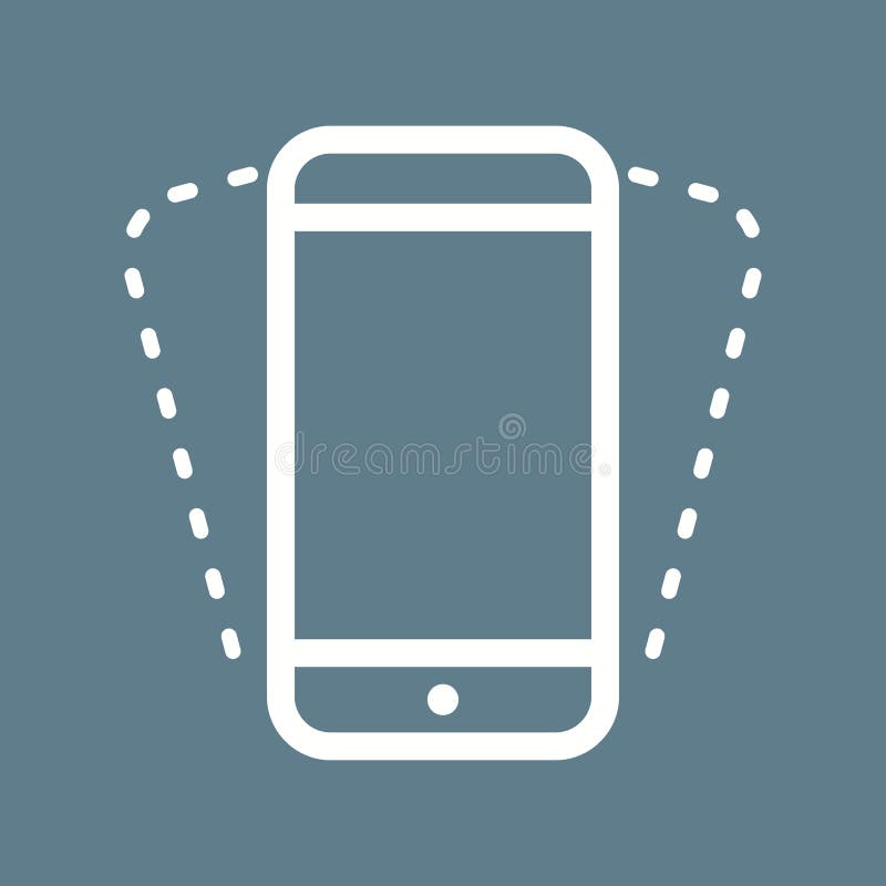 Smartphone Shake stock vector. Illustration of video - 87641924
