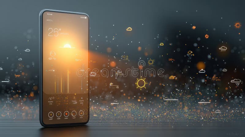Temperature Measurements. Needle Instruments Closeup. Weather ...