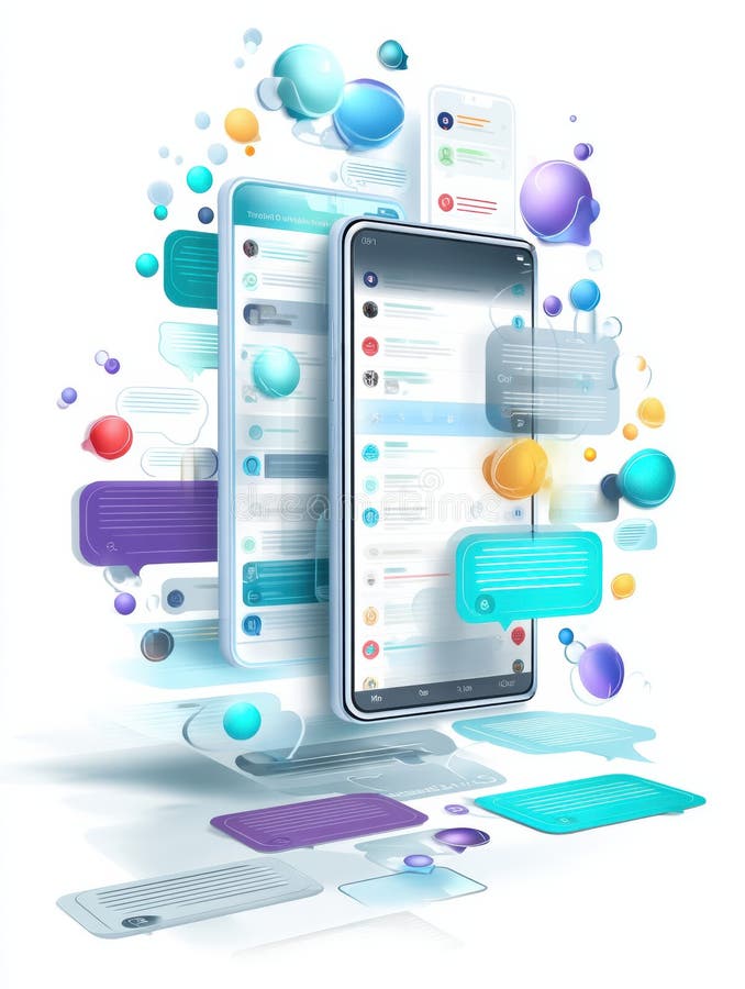 ChatGPT Application Interface Displayed on Smartphone with Vibrant ...