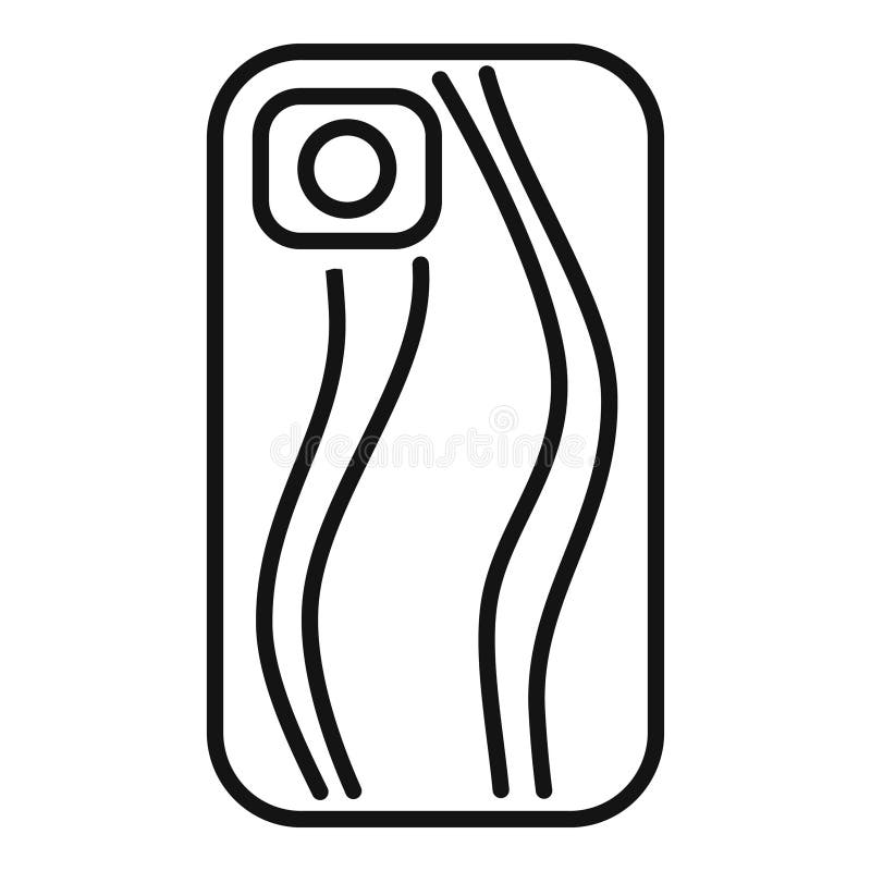 Smartphone Showing Fingerprint Sensor Icon for Security Access Stock ...