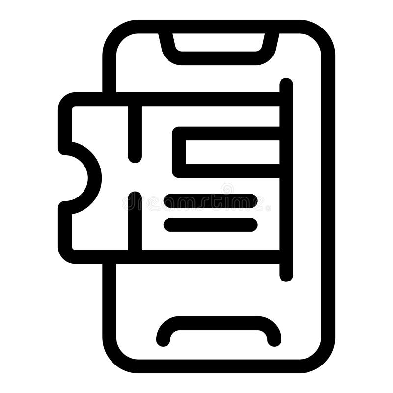 Smartphone Showing Online Ticket for Event Access and Digital Control ...