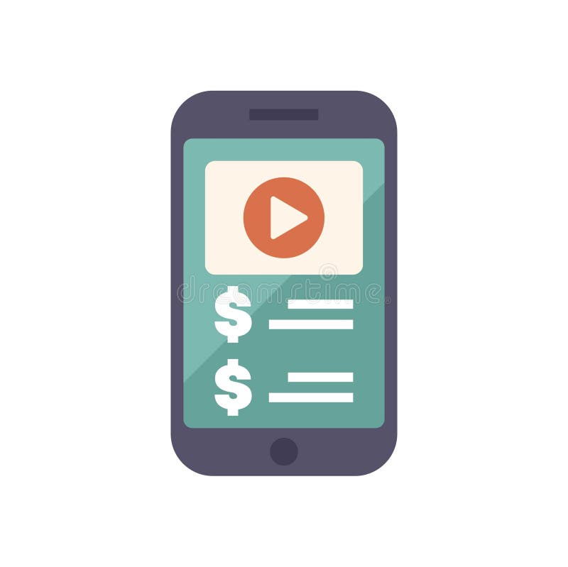 Smartphone Showing Paid Video Streaming App Interface Stock ...