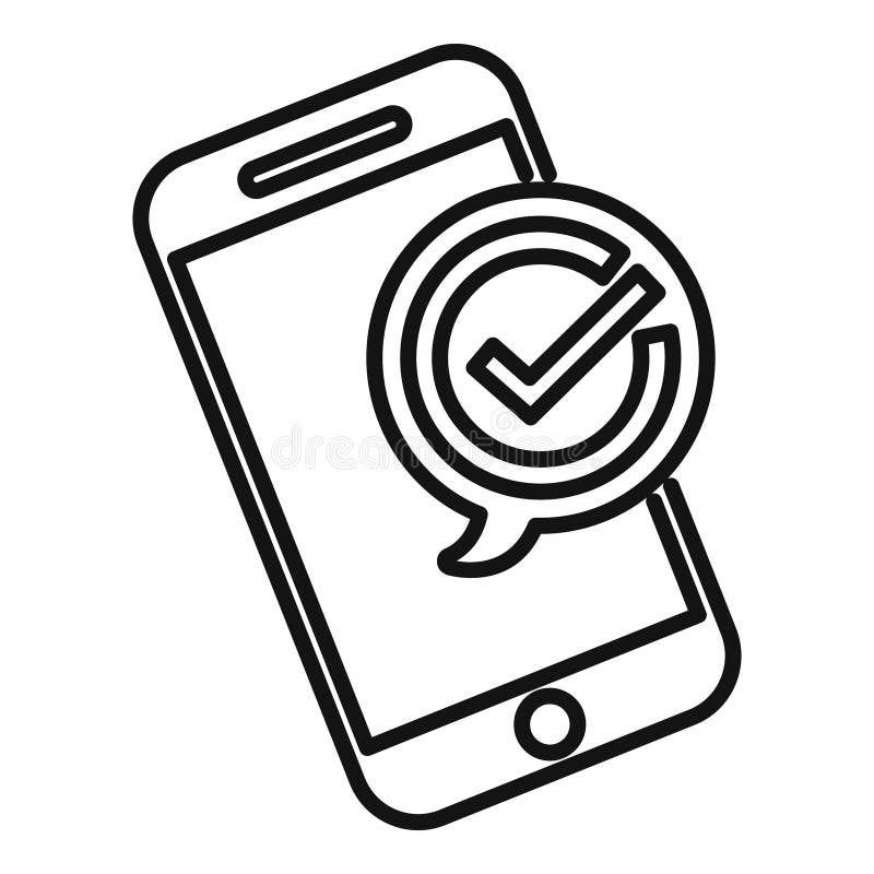Smartphone Showing Validation Notification Icon Confirming Successful ...
