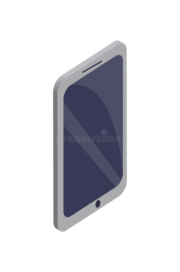 Smartphone Side Electronic Device Vector Symbol Stock Vector ...