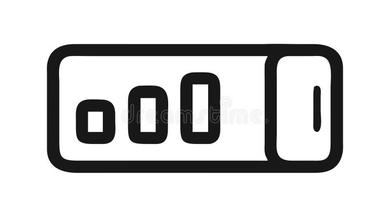 Smartphone with Signal Icon for Mobile Communication Status, Vector ...