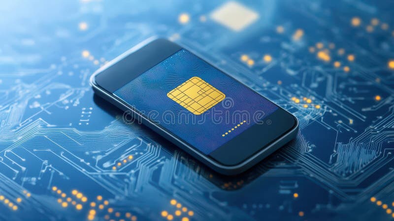 Smartphone with Sim Card, Seamless Connectivity and Mobile ...