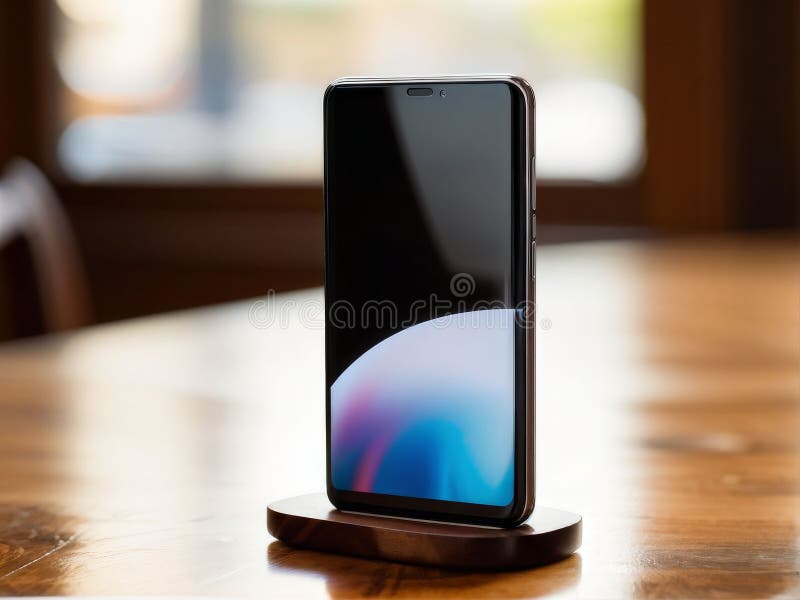 Smartphone and Smart Phone with a Blank Screen Stock Image - Image of ...