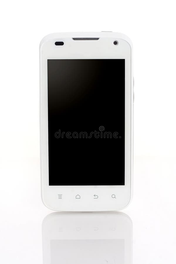 Smartphone. Smartphone Blanco Foto de archivo - Imagen de conjunto ...