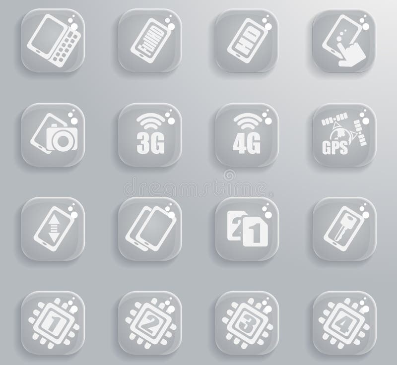 Smartphone, Specifications and Functions Stock Illustration ...