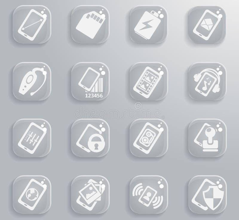 Smartphone, Specifications and Functions Stock Illustration ...