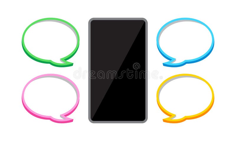 Cellphone Text Message Box Stock Illustrations – 348 Cellphone Text ...