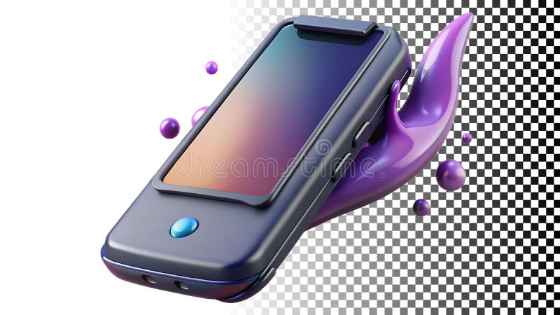 Smartphone with Splash, Mobile and Technology Device Png Transparent ...