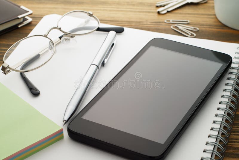 Untidy desk stock image. Image of modern, chaos, overwork - 32891955
