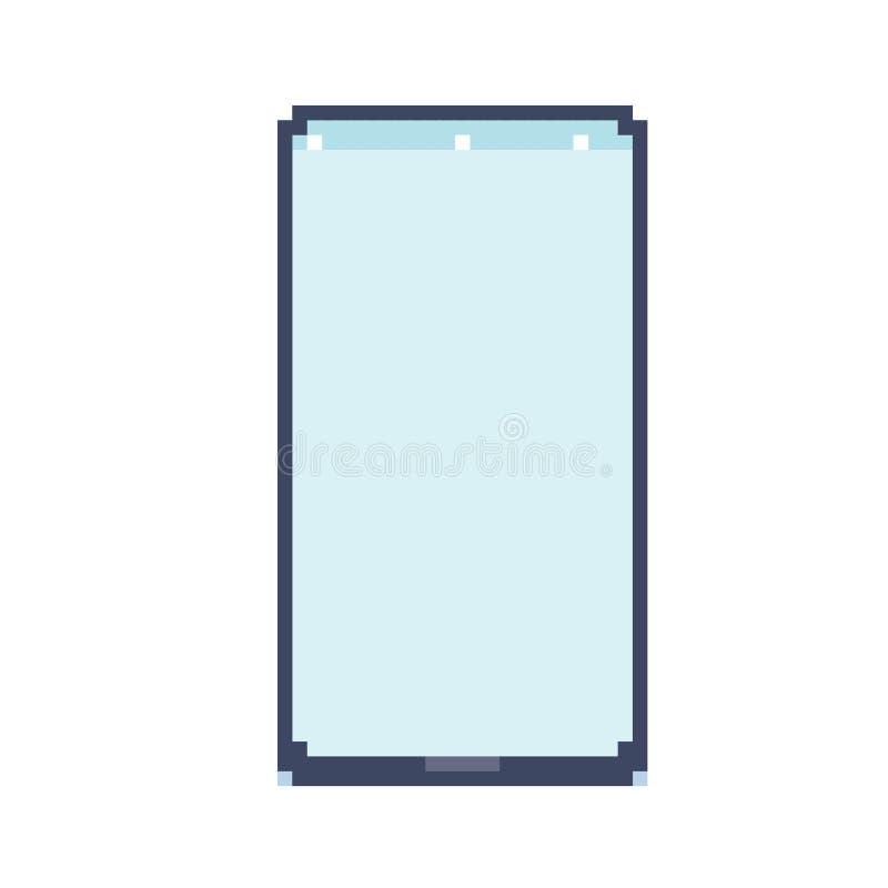 Smartphone. only the Status Bar is Displayed Stock Vector ...