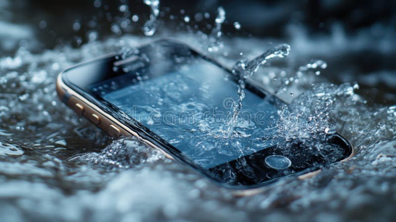 Water Damaged Smartphone stock image. Image of electronics - 363922255