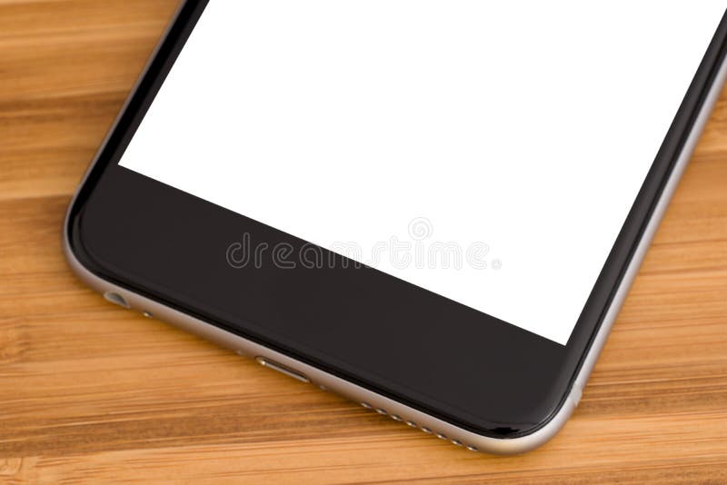Smartphone on the table stock photo. Image of isolated - 73877252