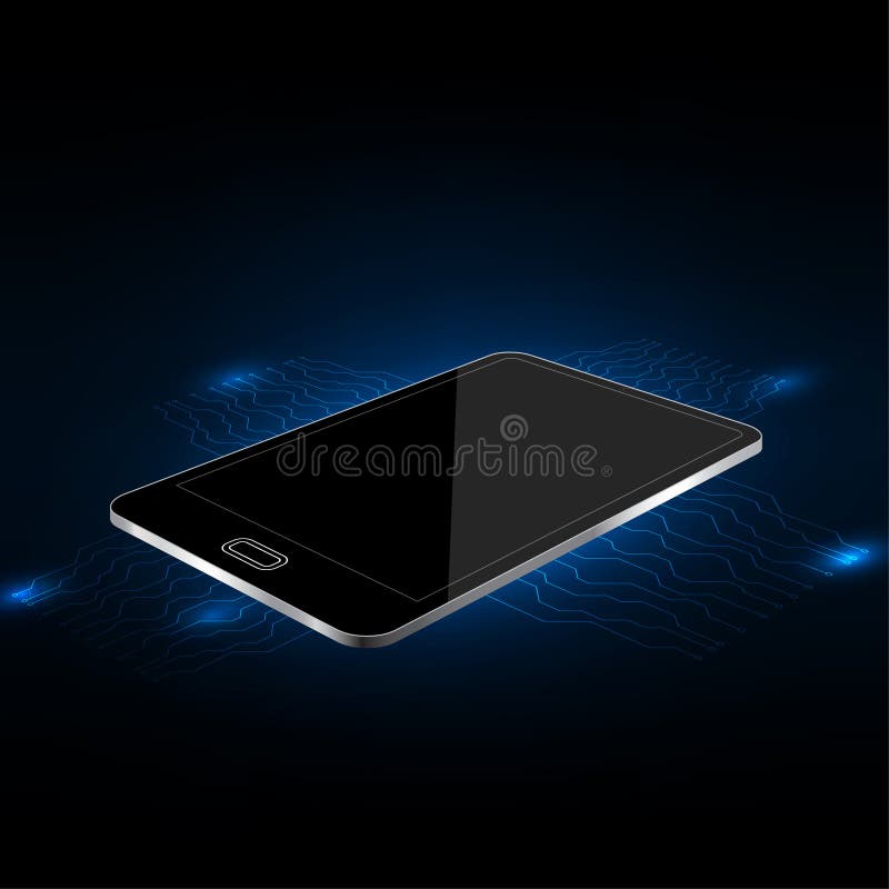 Smartphone Technology Concept Stock Vector - Illustration of board ...