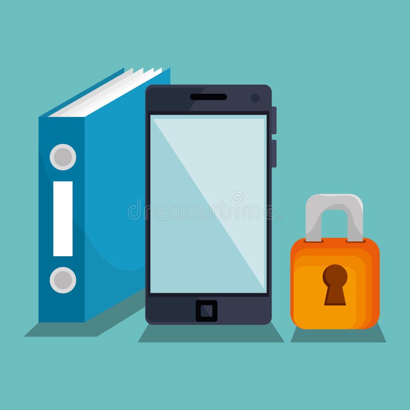 Smartphone Technology Data Flat Icon Stock Vector - Illustration of ...