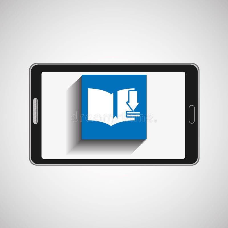 E-book E-learning Reading Digital Book Modern Electronic Stock Image ...