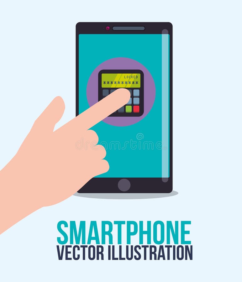 Smartphone Technology Graphic Stock Vector - Illustration of devices ...