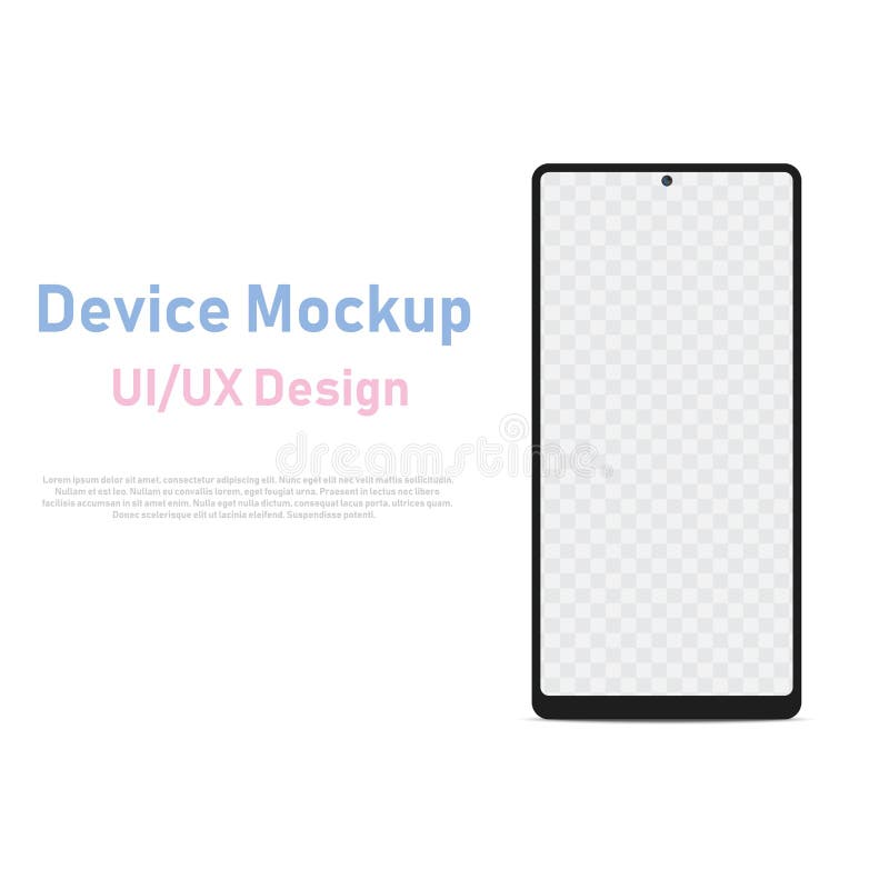 Smartphone Template For Infographics Or Presentation UI Design ...