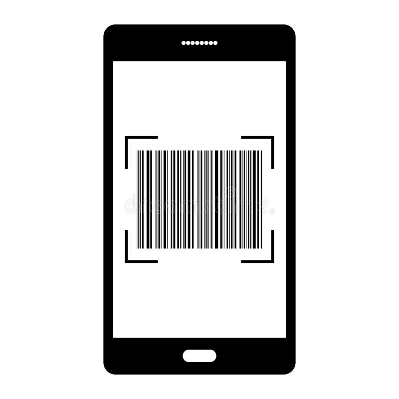 Smartphone To Scan Barcode Icon for Pattern and Design Stock ...