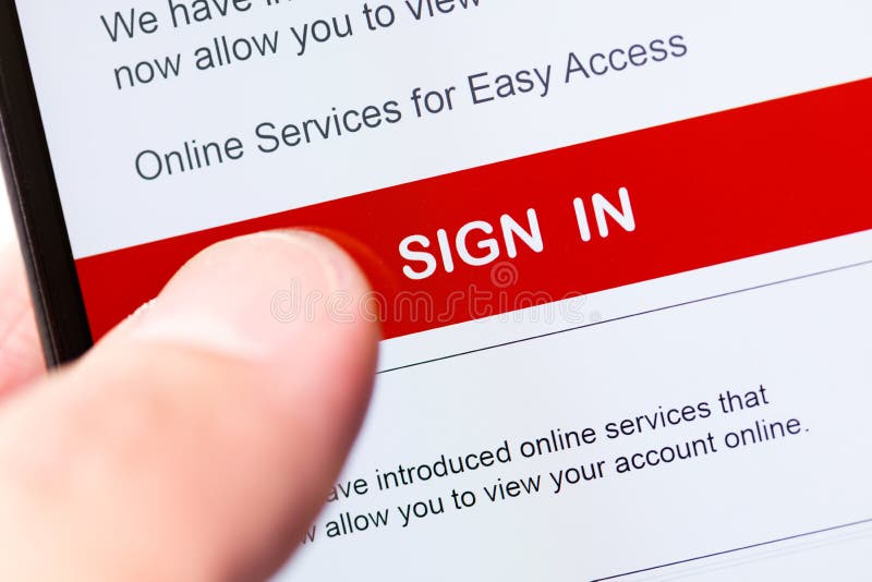 Smartphone Touch Screen with Red Button Stock Image - Image of button ...