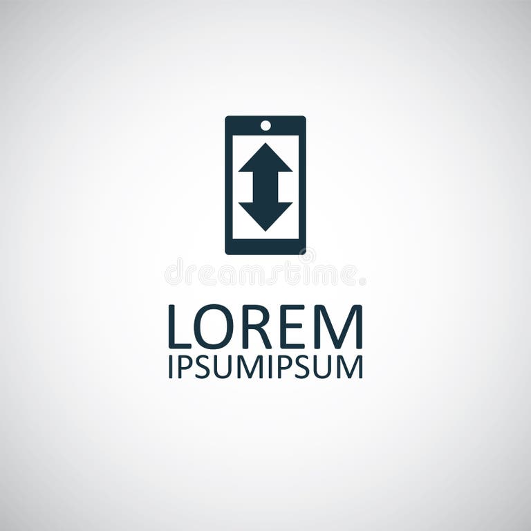 Smartphone Transfer Icon for Web and Stock Vector - Illustration of ...