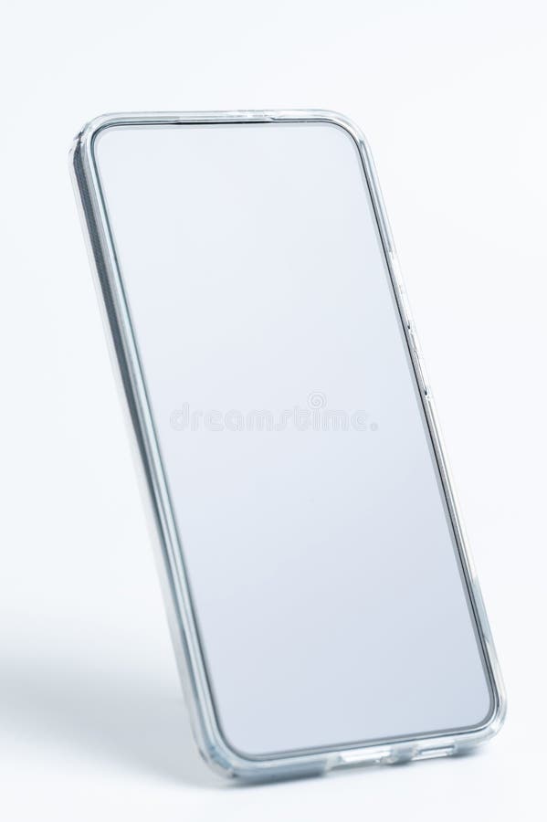 Smartphone in Transparent Cover Stock Photo - Image of perspective ...