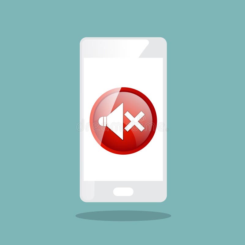 Smartphone with Turn Off Sound Icon Stock Vector - Illustration of ... Smartphone with Turn Off Sound Icon Stock Vector - Illustration of ...