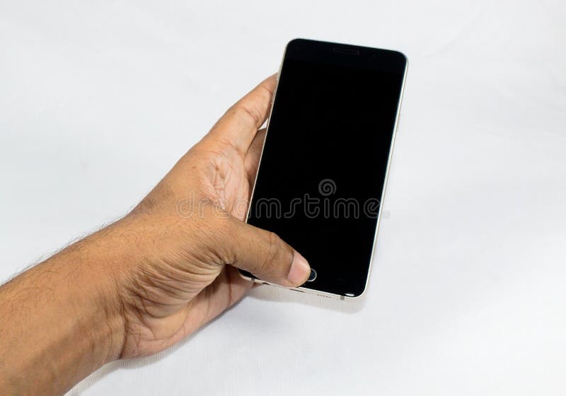A Smartphone Used As a Mock Up Stock Photo - Image of speaker, smart ...