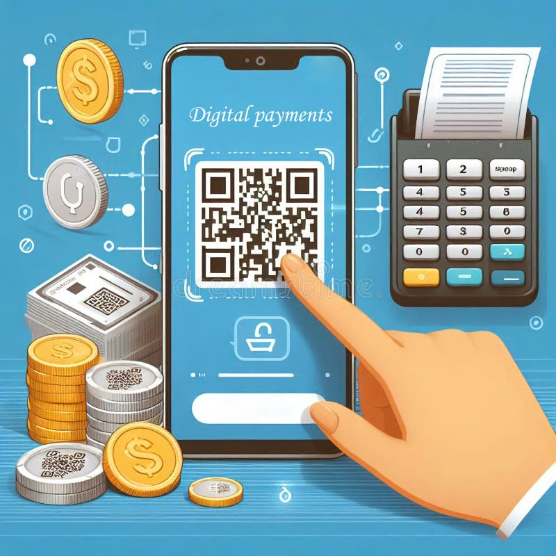 Smartphone Vector Design with Digital Payment Screenshot Stock ...