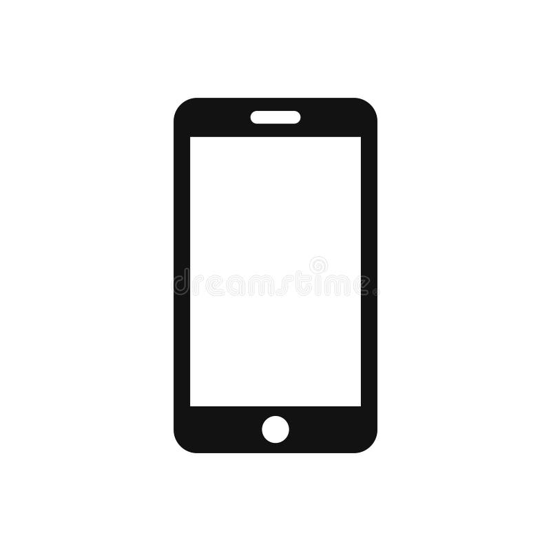 Smartphone Vector Icon, Mobile Phone Symbol in Modern Design Style for ...