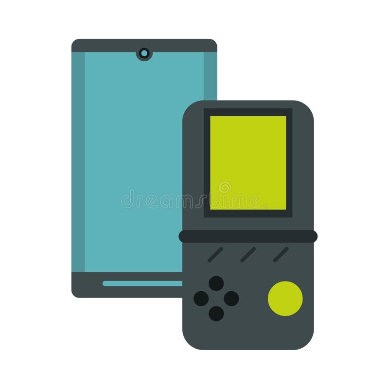Smartphone with Video Game Devices Technology Stock Vector ...