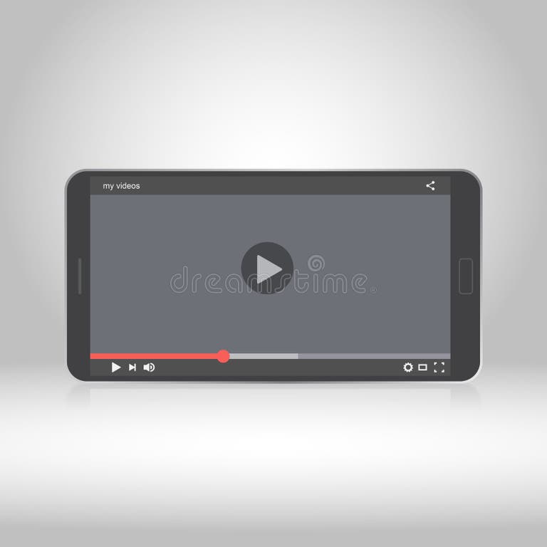 Video Player Elements Stock Illustrations – 8,003 Video Player Elements ...