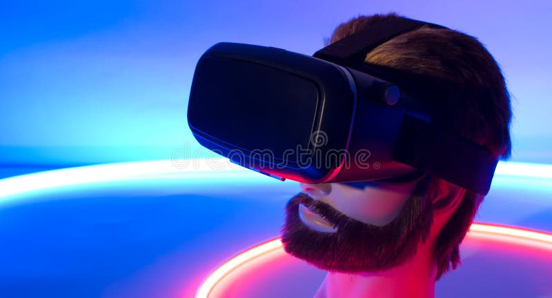 Smartphone Vr 360 3D Virtual Reality Goggles Stock Image - Image of ...