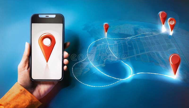 The Smartphone Will Display Location Pins and Waypoints, Which ...