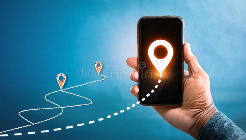 The Smartphone Will Display Location Pins and Waypoints, Which ...